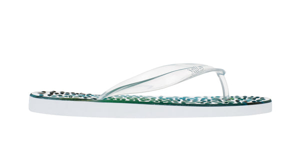 Pearl Flip Flops with Clear Straps – flopZ